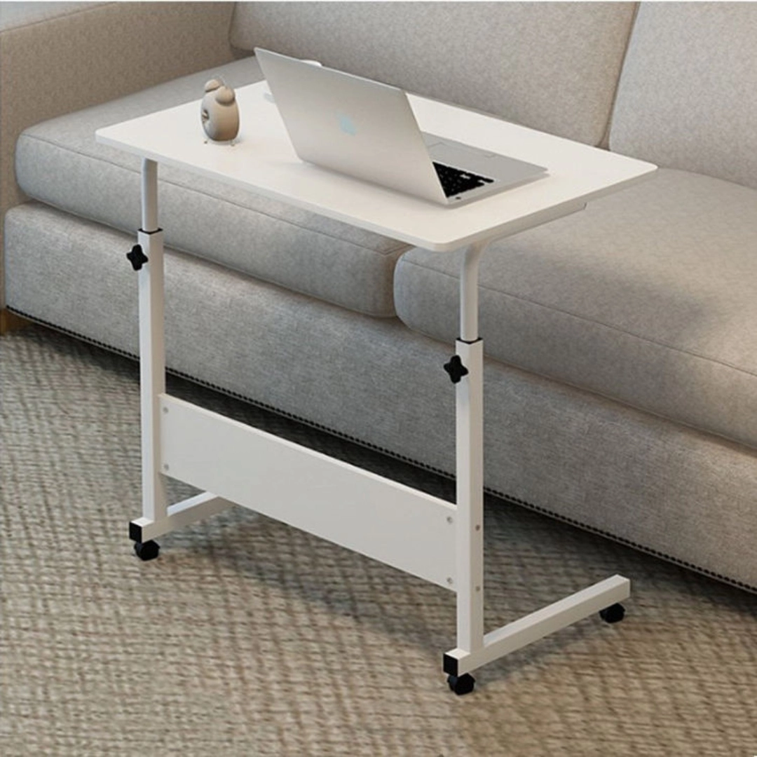 Height Adjustable Single Layer Movable Reading And Laptop Table