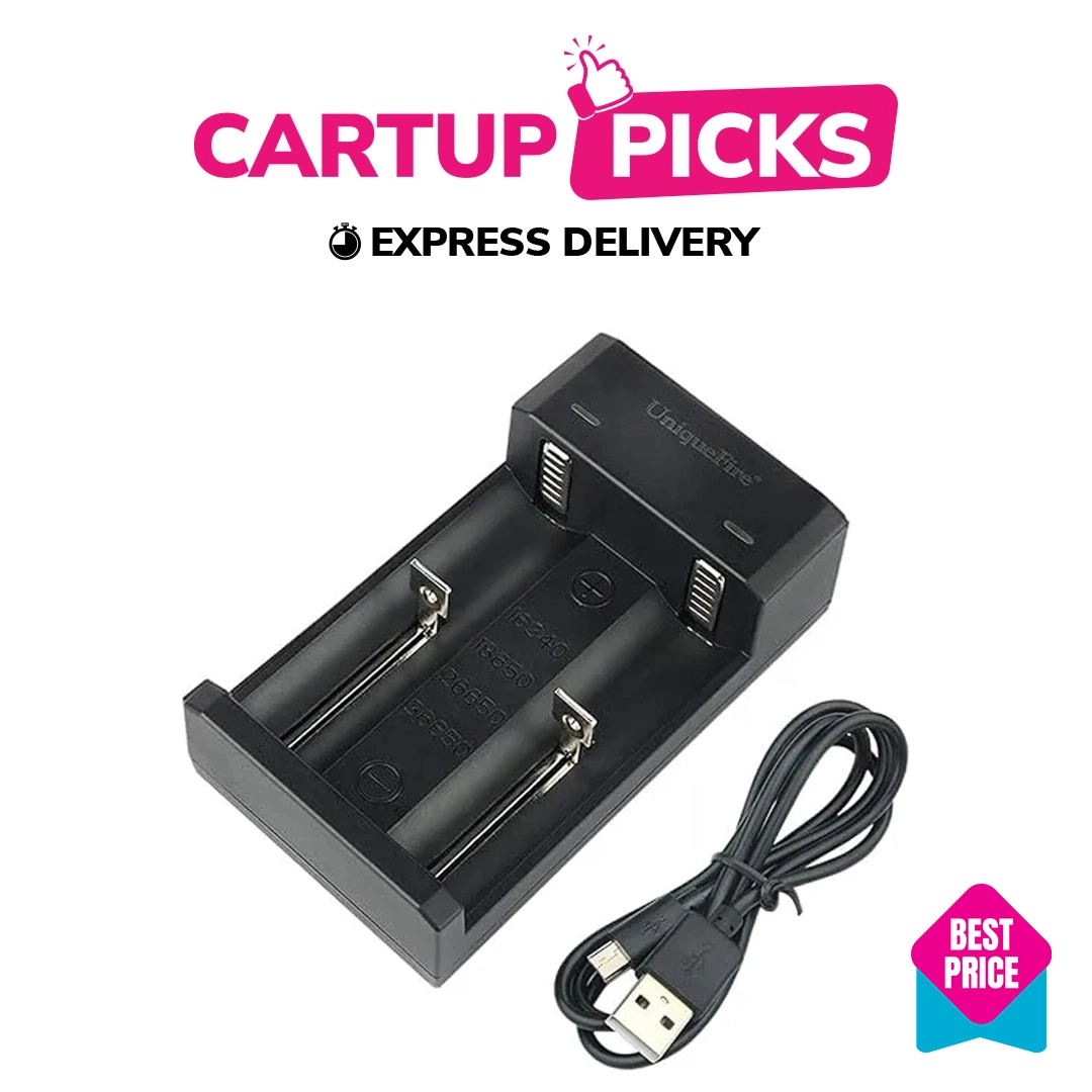 Universal 32650 26650 18650 16340 Lithium Rechargeable USB Portable ...