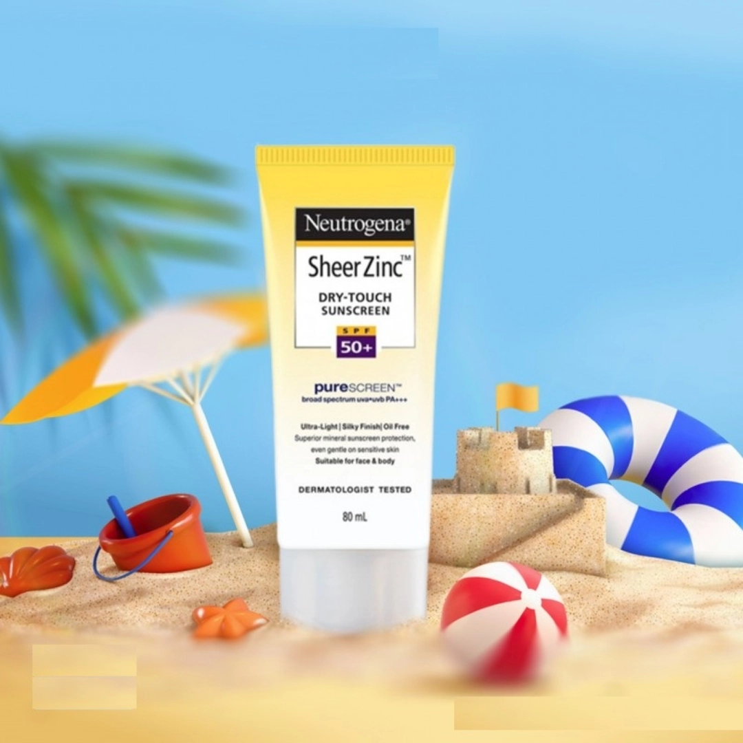 Neutrogena Sheer Zinc Dry Touch Sunscreen SPF50+ 80 ml
