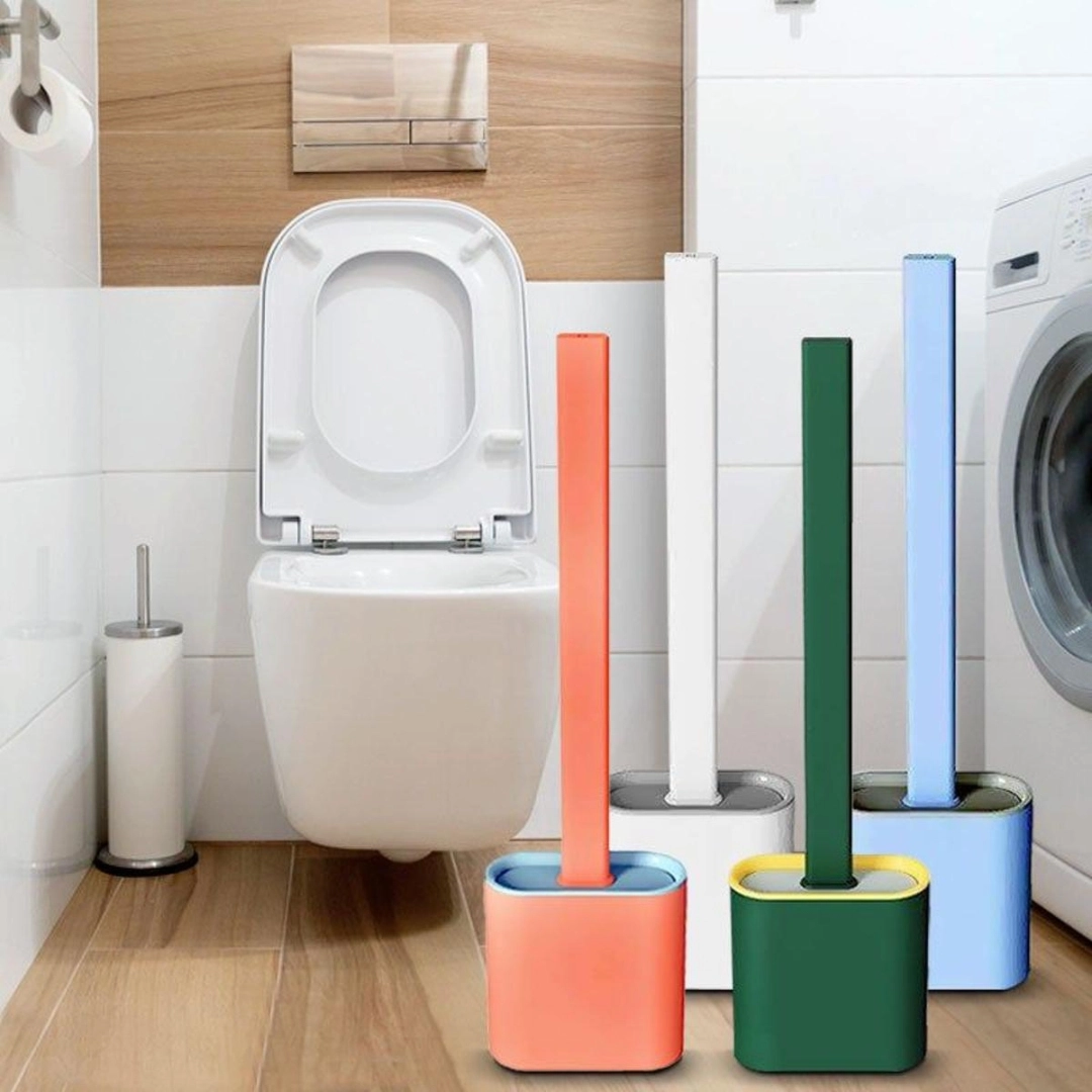 Exceotional Quality - Silicon Toilet Brush with Creative Cleaning Brush ...