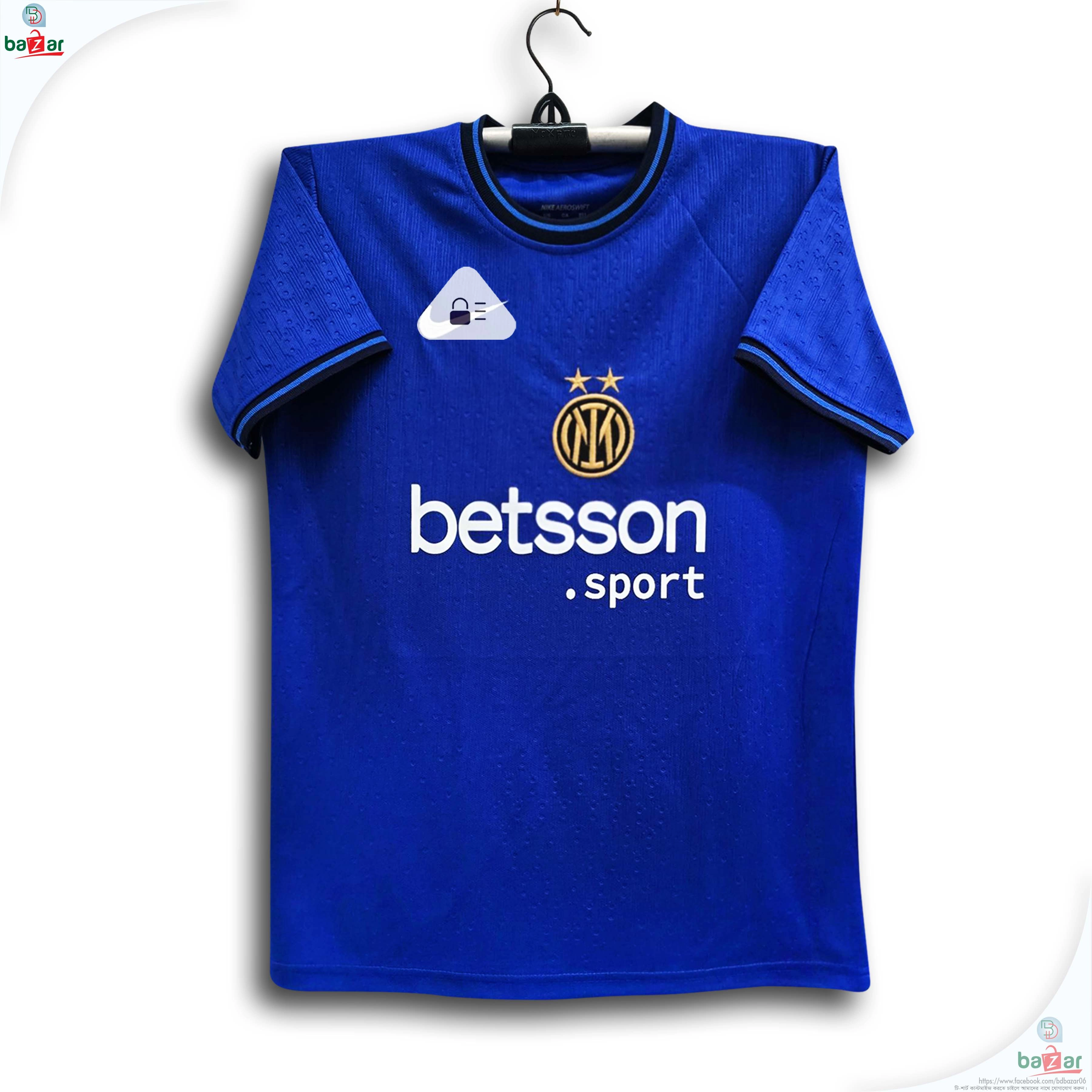 Inter Milan Thai Premium Football Jersey For Man - Half Sleeve T Shirt ...