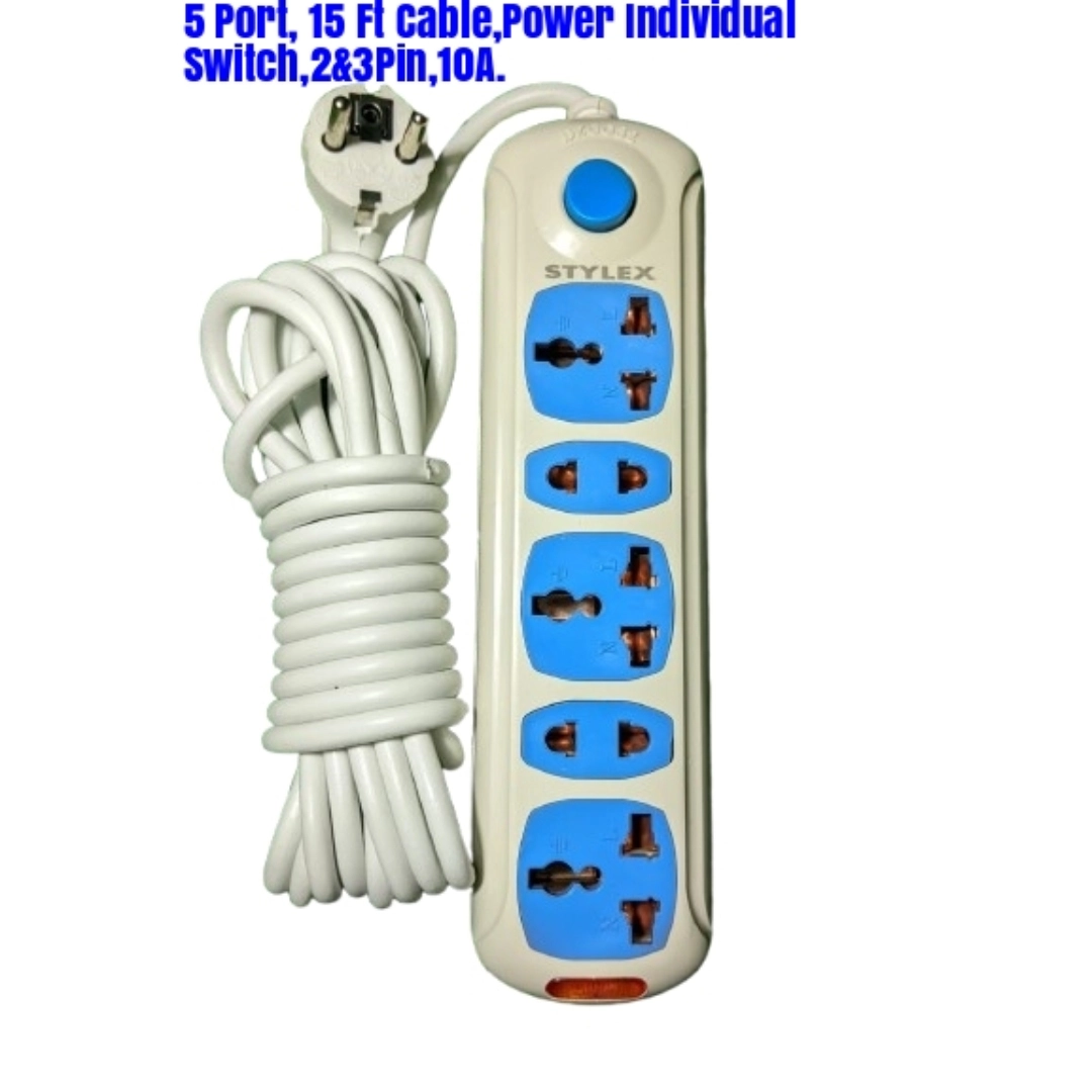 Multiplug 5-Port Socket BOSS – 32 - 5 Meter 15Fit | Efficient Power ...