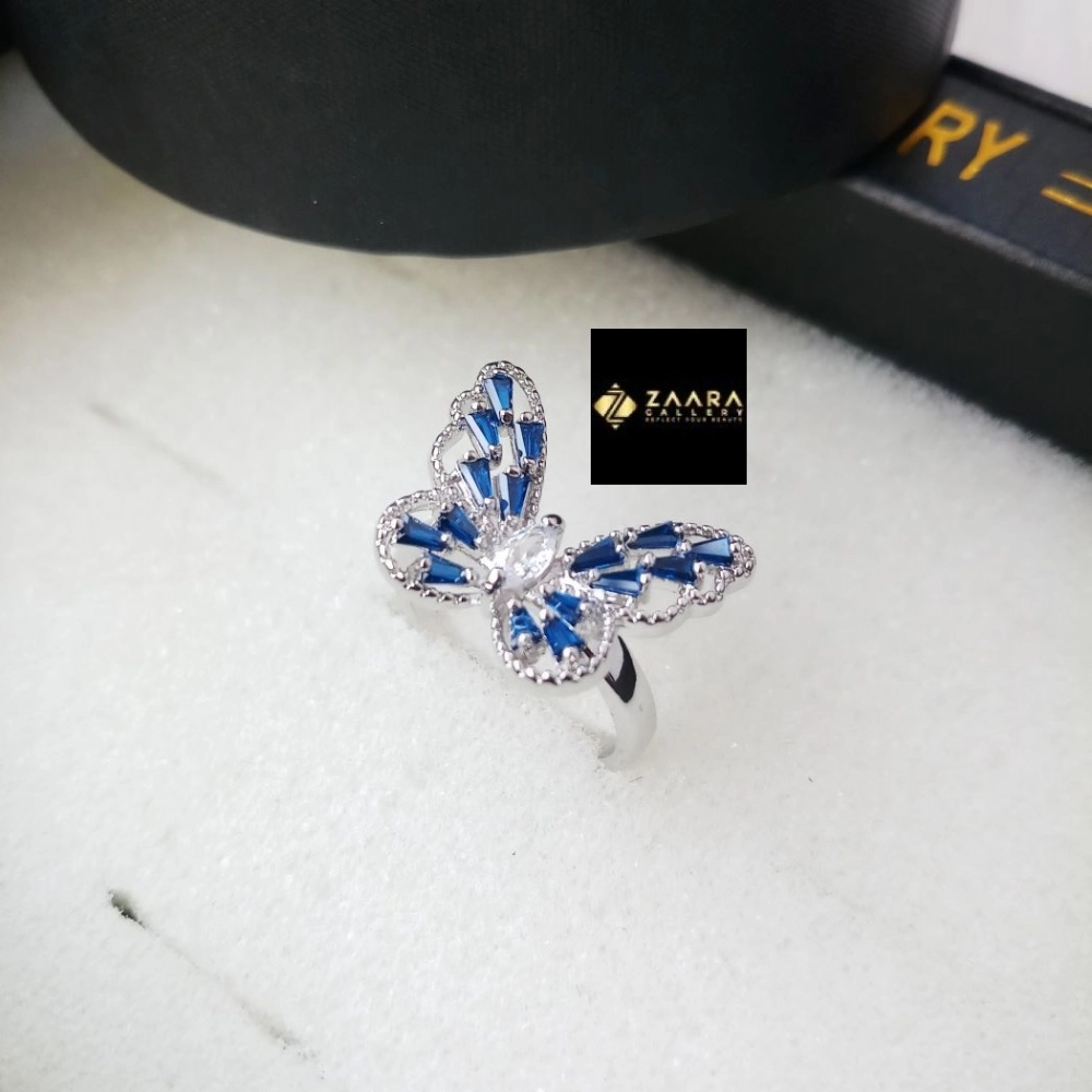 Stone Finger Ring For Women & Girls With Free Box (Imported ) - 1 Piece ...