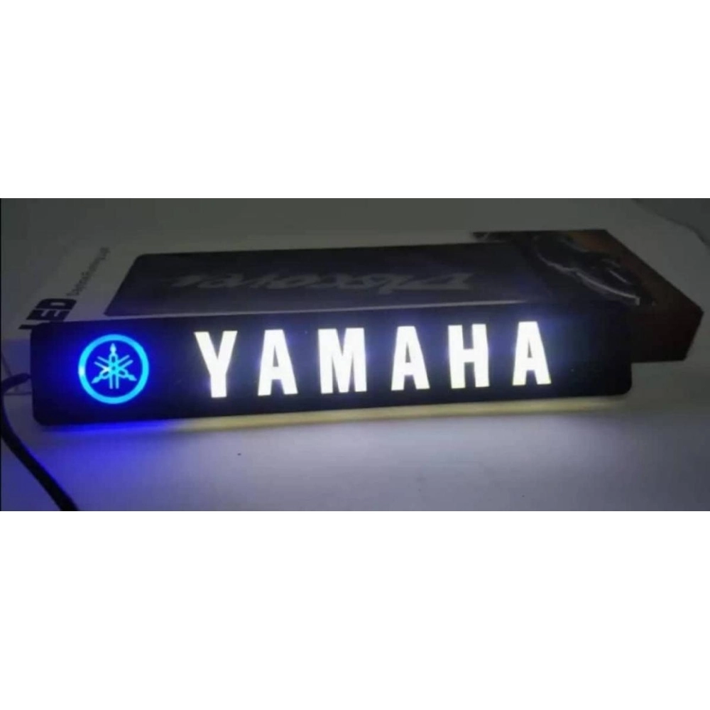 Yamaha Led Logo Light For Motorcycle - Bike Accessories