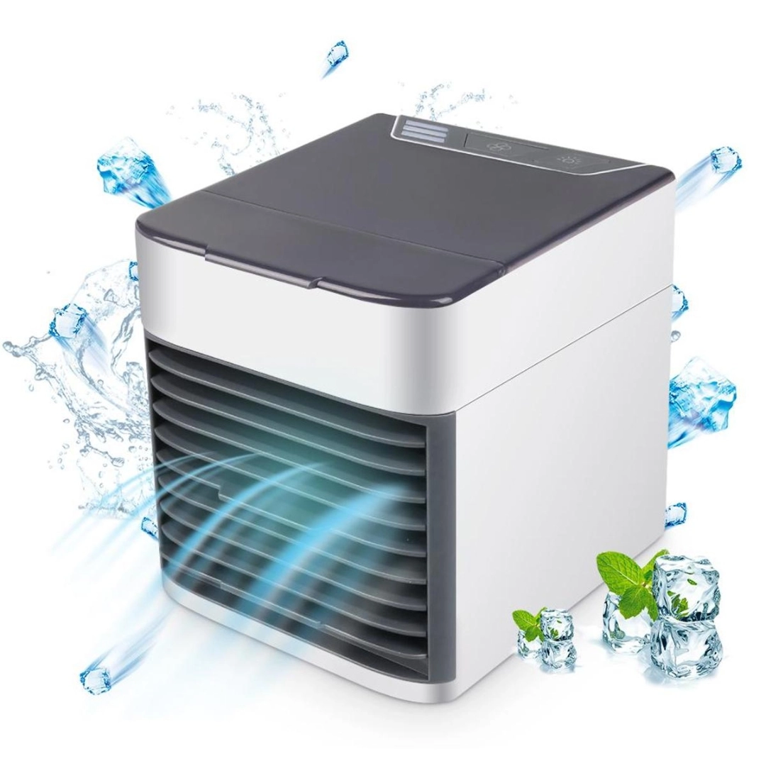 NEW Portable Mini USB Air Cooler with 7 Colors LED lights Personal AC ...