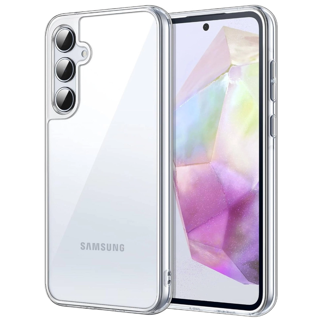 Samsung Galaxy A55 5G Flexible Clear Transparent Soft TPU Back Case Cover