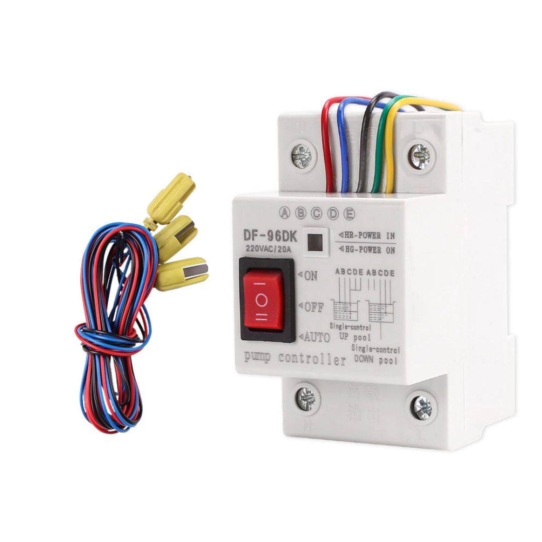 Taxnele Df-96Dk Automatic Water Level Controller Switch 20A 220V Water ...