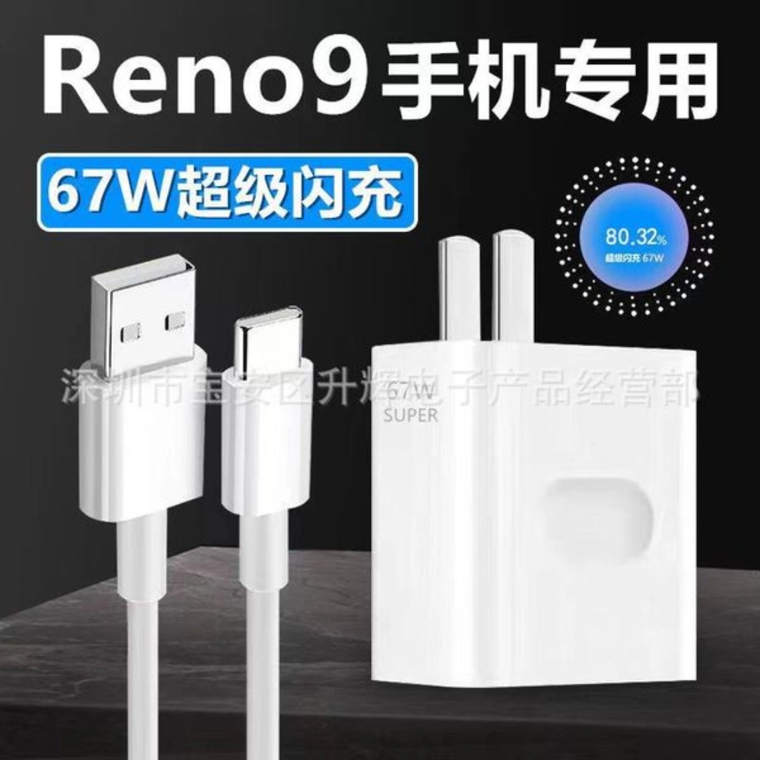 OPPO 67W Super Dart/VOOC Power Adapter US With USB To Type C Dart Cable