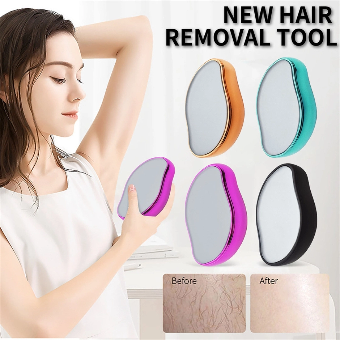 Crystal Hair Remover Eraser Stone – Magic Painless Exfoliation Tool for ...