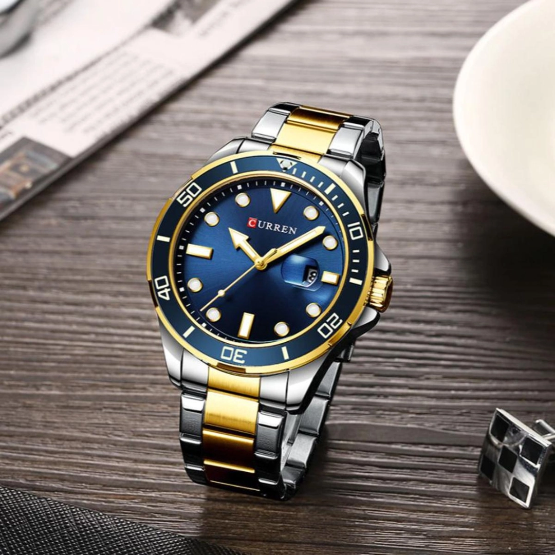 Inspired by CURREN 8388 NEW Fashion Business Watches for Man Quartz ...