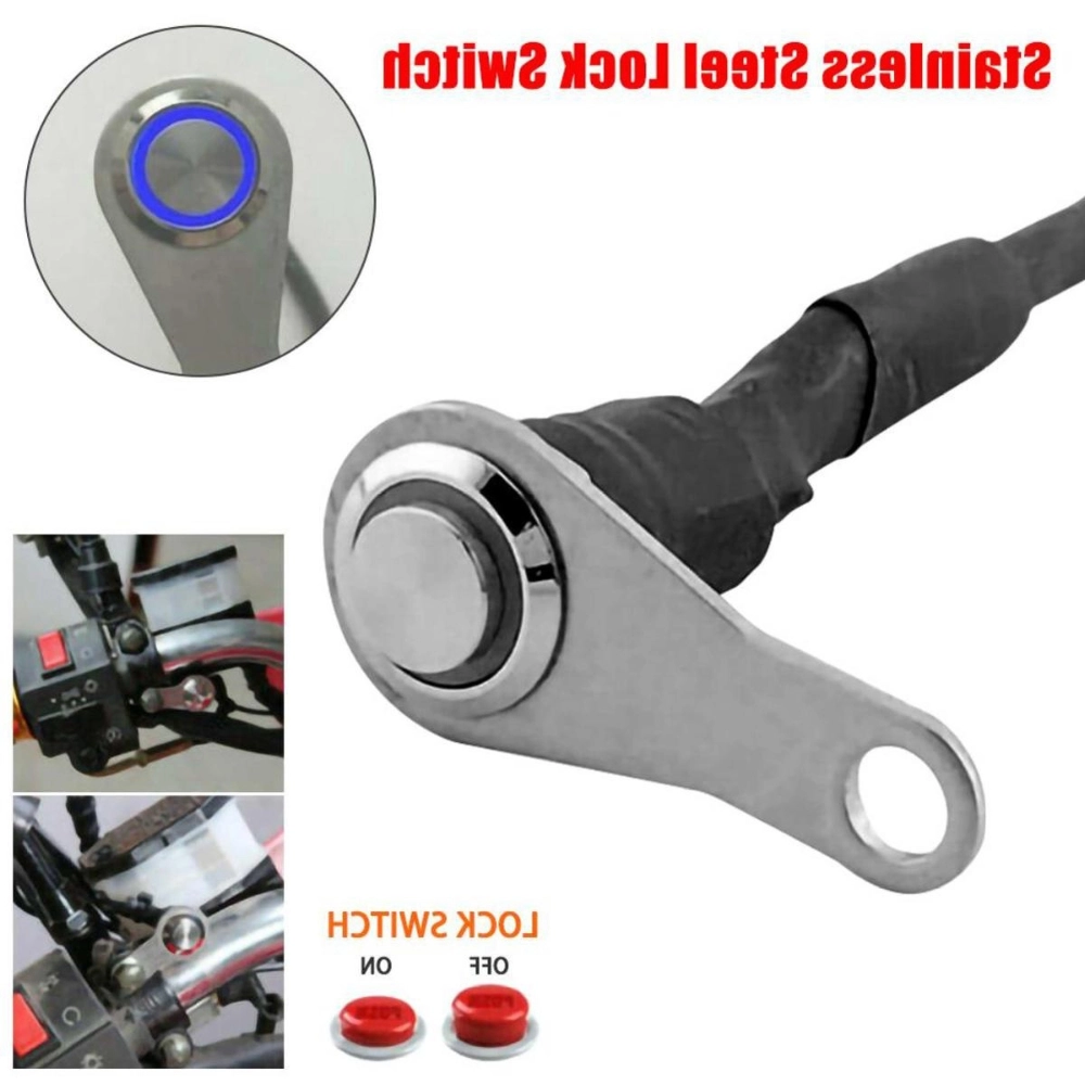 Motorcycle Led Metal Switch On-Off Headlight Fog Light Handlebar ...