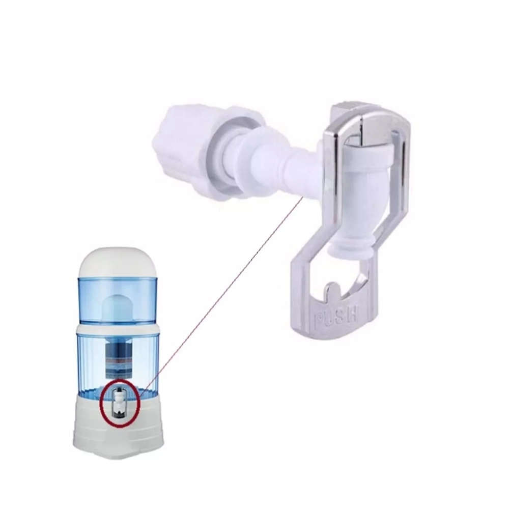Water Drain Faucet with Water Filter Tap - Water Jar