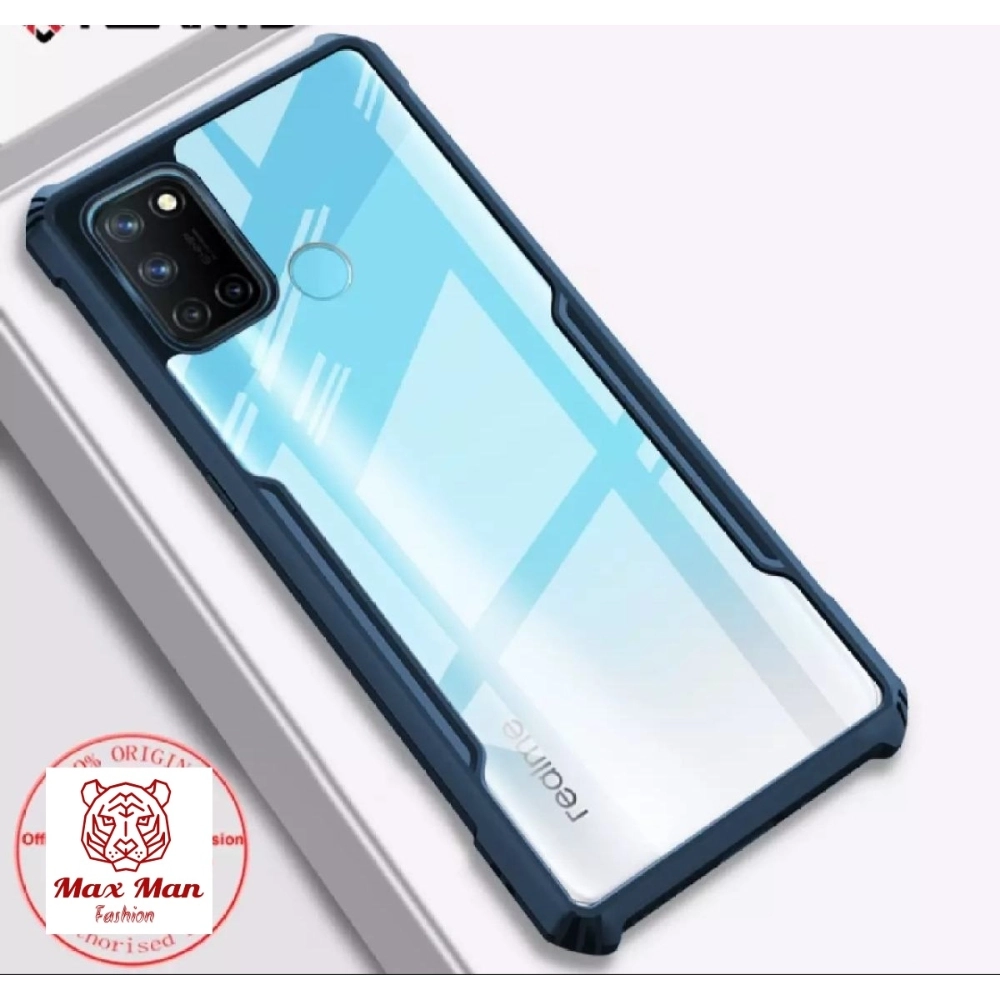 For Realme 7i -Reinforced Shockproof Cushion Back Clear Hybrid ...