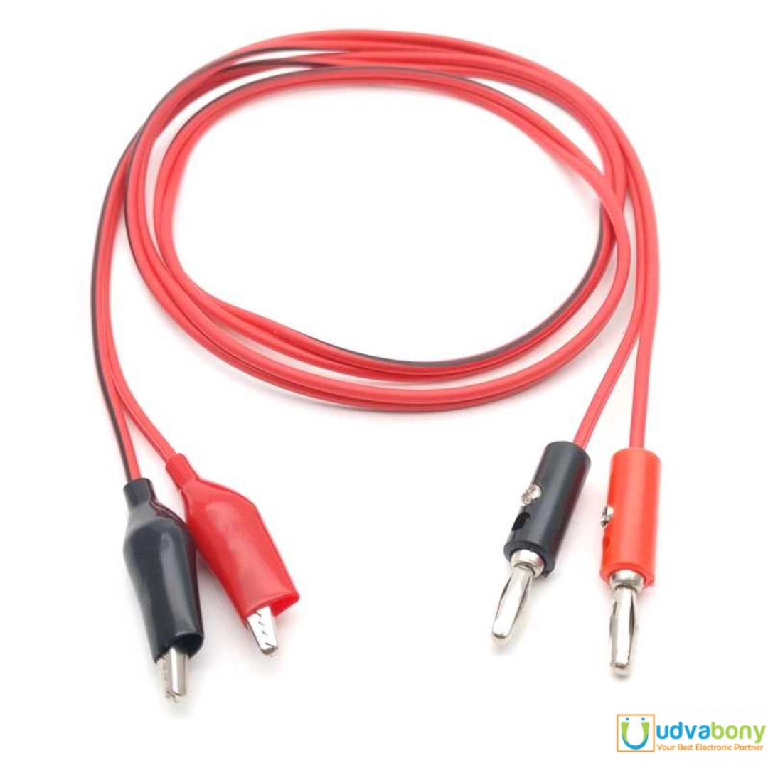 Alligator Probe Test Lead Clip to Banana Plug Probe Cable for ...