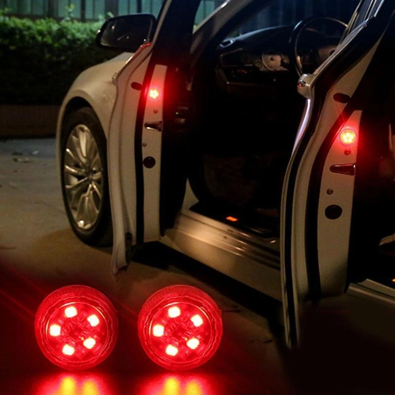 2pcs Magnetic Car Door LED Warning Lamp - Wireless Car Door Led Warning ...
