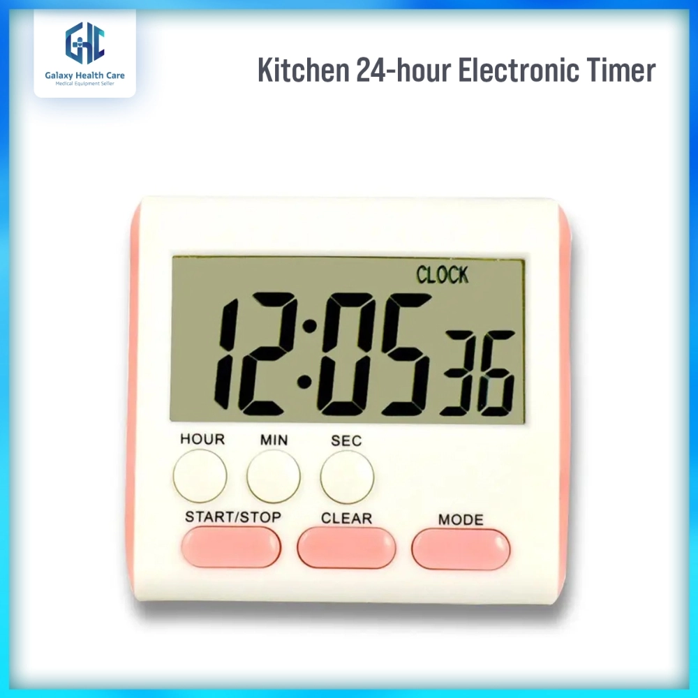 Kitchen Clock English 24-Hour Electronic Timer Digital Reminder Alarm ...