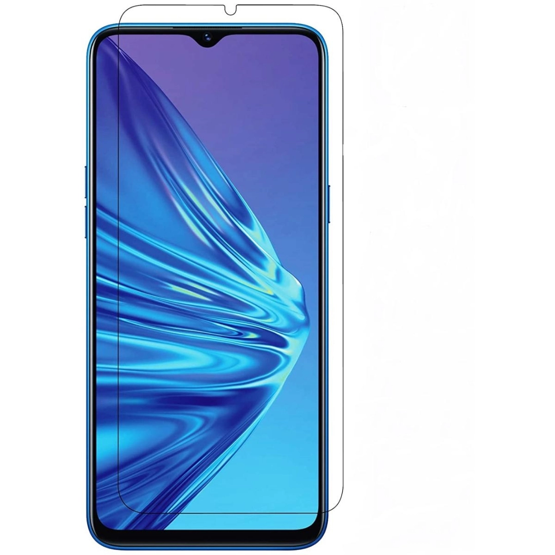 Realme 5 Tempered Glass Screen Protector 2.5D - Clear Transparent