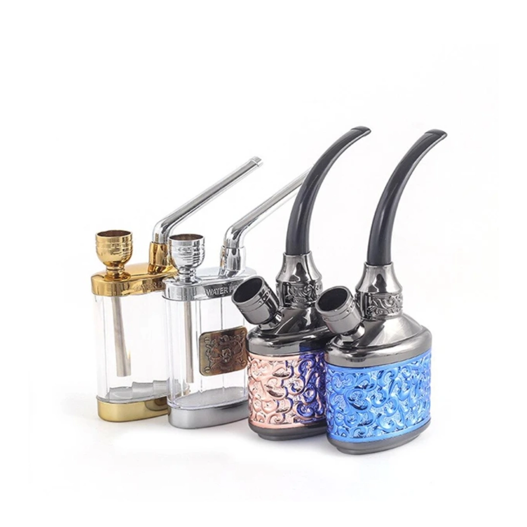 Mini Pipe Water Smoking Pipe Copper Alloy Water Filter Smoking Accessories