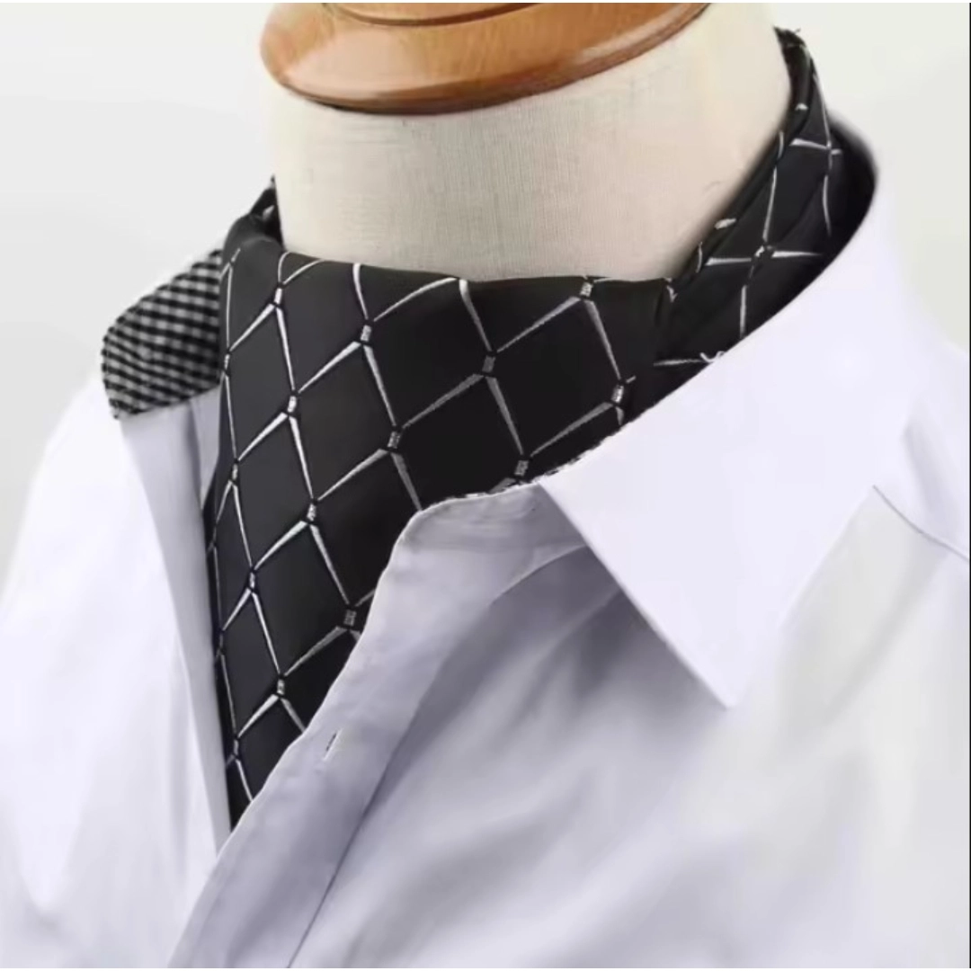 Men's Neckties Vintage Paisley Wedding Formal Cravat Silk Ascot Ties ...