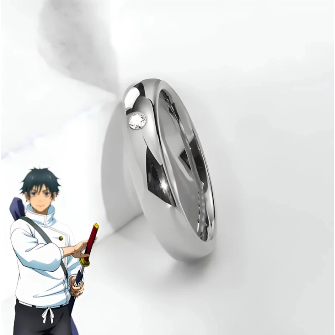 Jujutsu Kaisen Anime Yuta Okkotsu Stone Adjustable Size Rings For Men Women