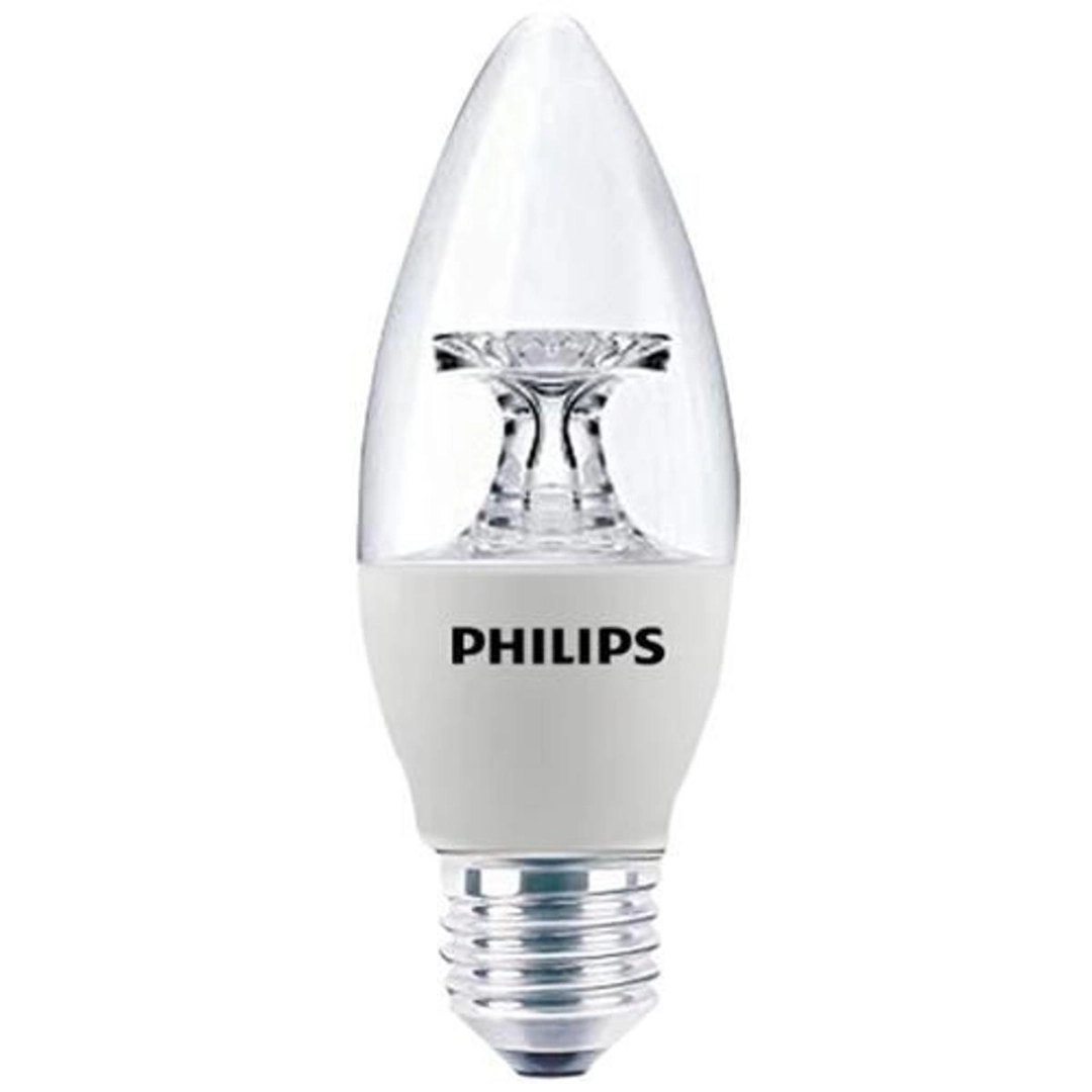 Philips Led Clear Candle 4W 400lm 3000k E27 Thread Type