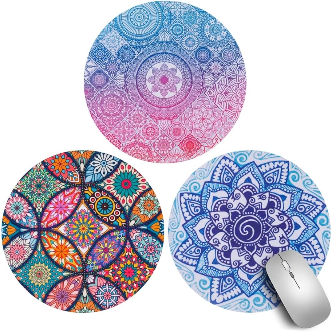 Round G-7 Mouse Pad Mat Anti Slip Mousepad Random Process