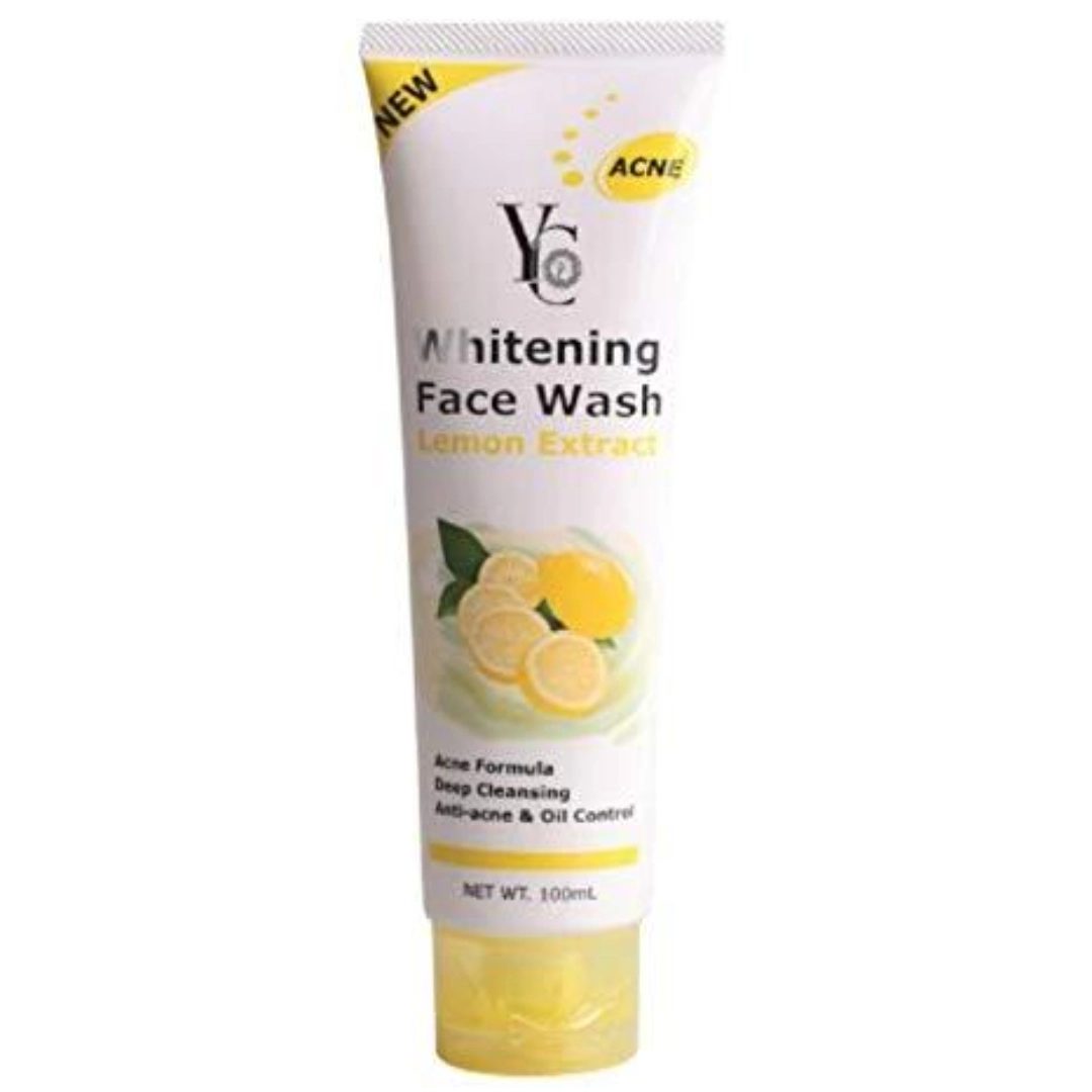 YC Whitening Lemon Extract Acne Face Wash (100 ml) for Unisex