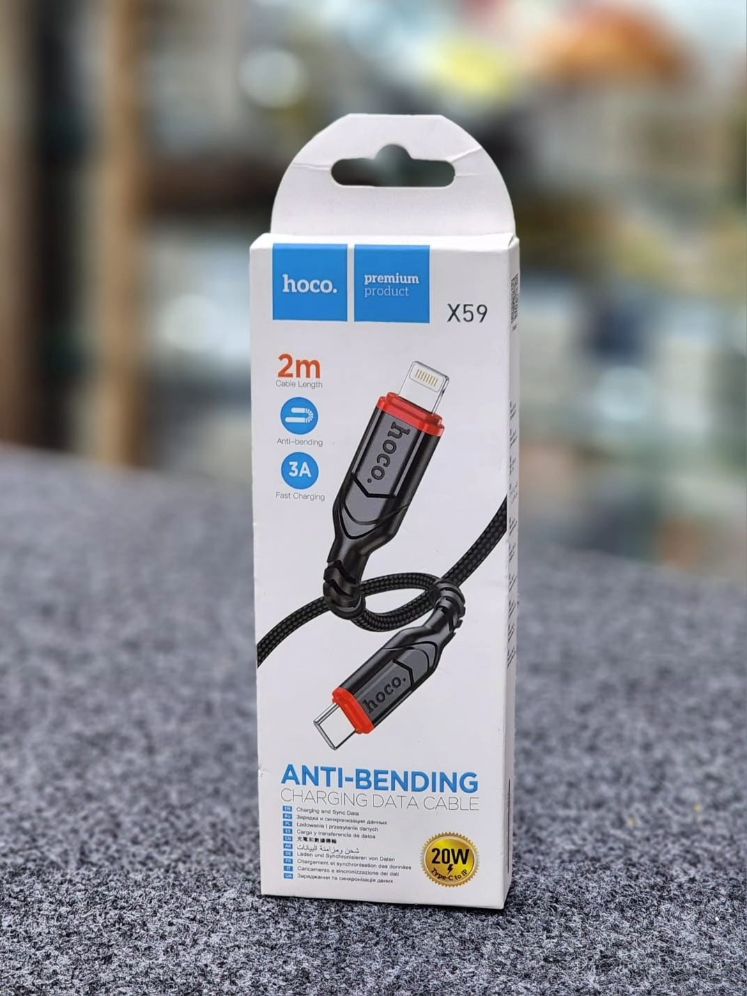 HOCO 2 Meter Long Type c to Lightning Cable