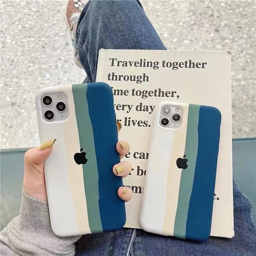 Silicone Rainbow Cover For Apple Iphone 13Pro/13 Pro Max