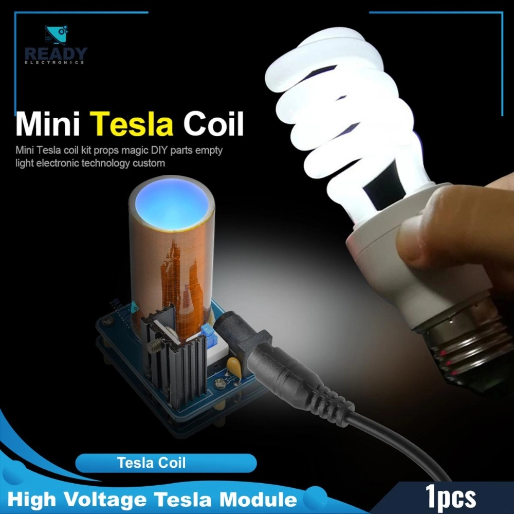 BD243 Mini Tesla Coil Electronics Module 9V-12V Assembled