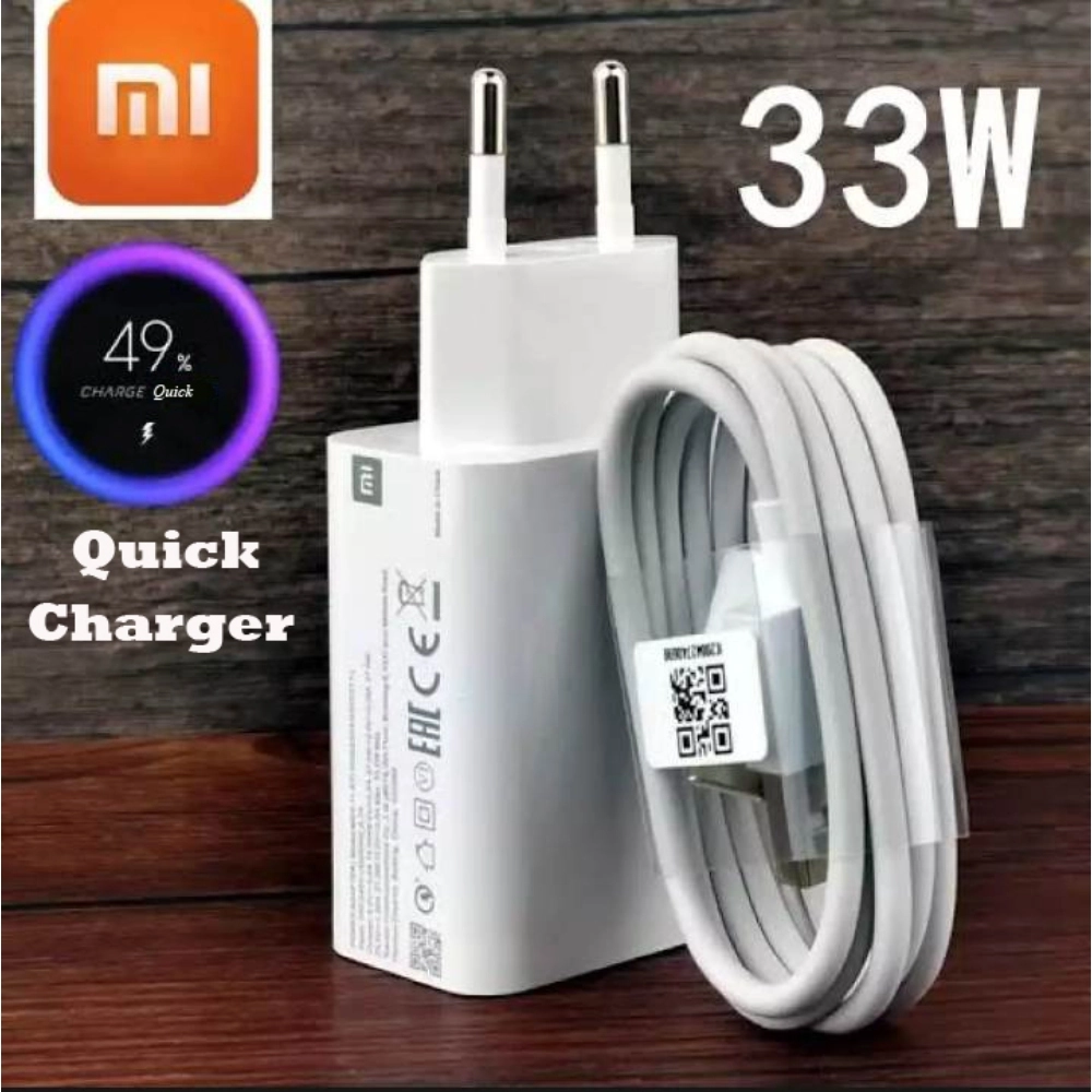 Xiaomi 33W Fast Charger Full Kit Type C Cable For Mi 10 9 10T Lite Poco ...
