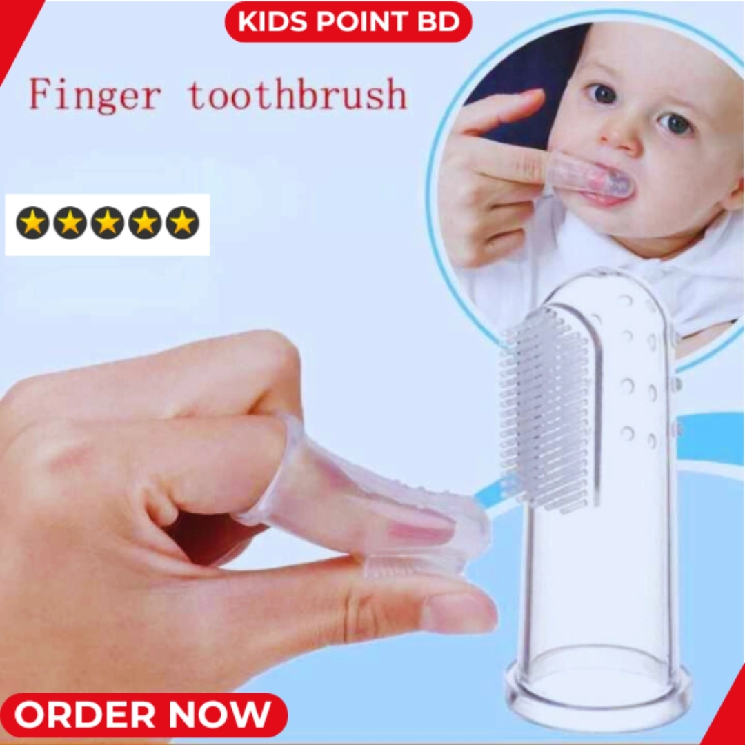 Baby Finger Tooth Brush CN_1pcs (Soft Silicone and Comfortable)