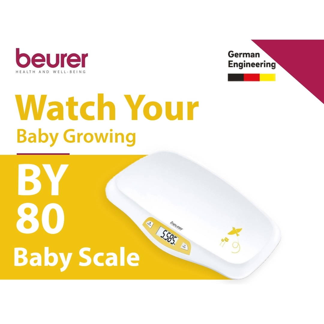 Baby scale, Beurer BY 80 baby scale Weighing made easy.