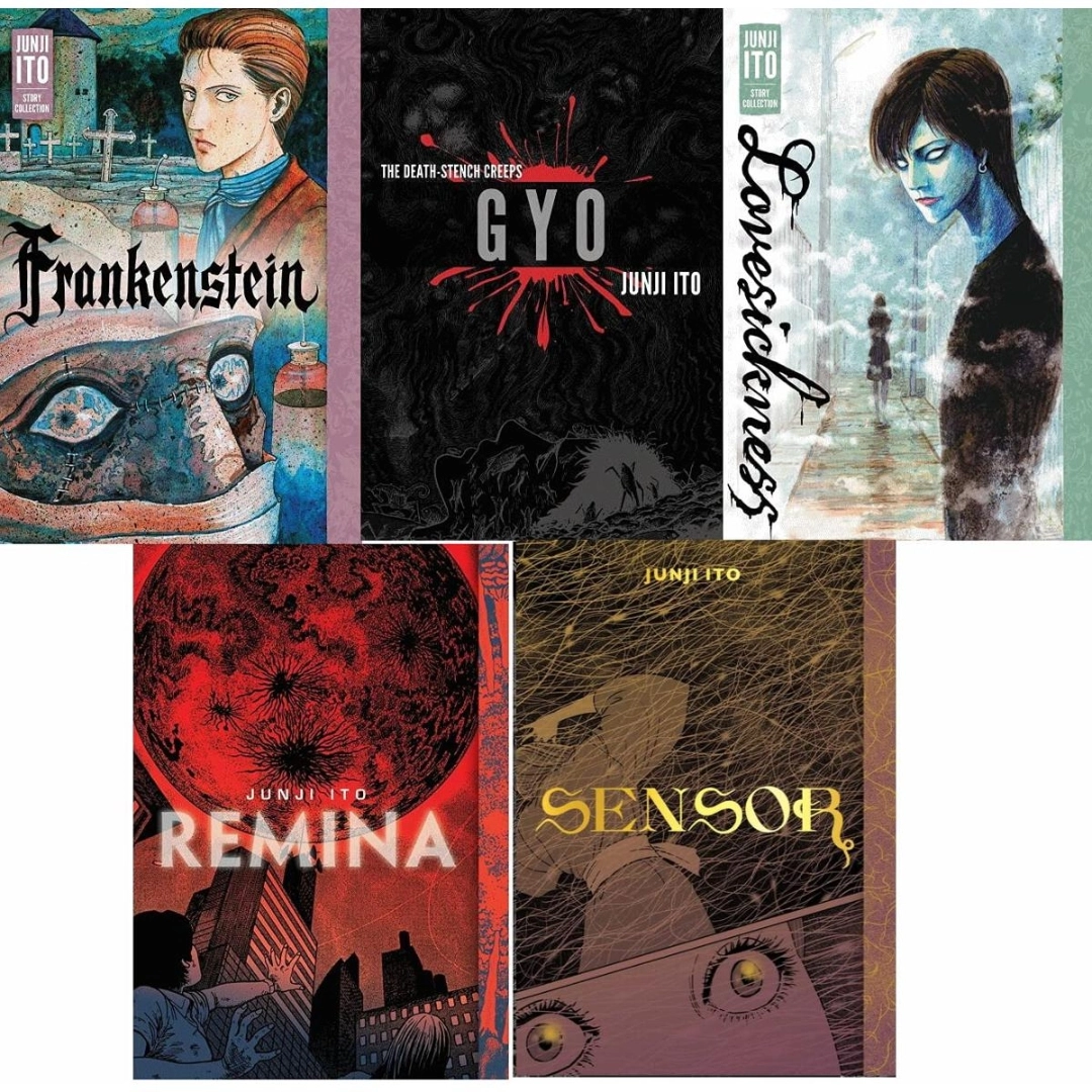 Junji Ito Serie 2: Deluxe Edition Collection 5 Book Set (Frankenstein ...