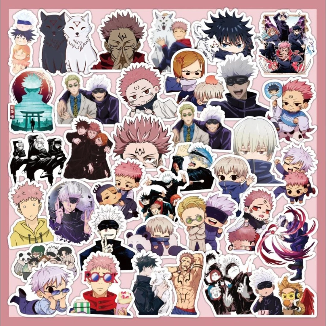 30Pcs/Pack Random Jujutsu Kaisen PVC Waterproof Stickers For Phone ...