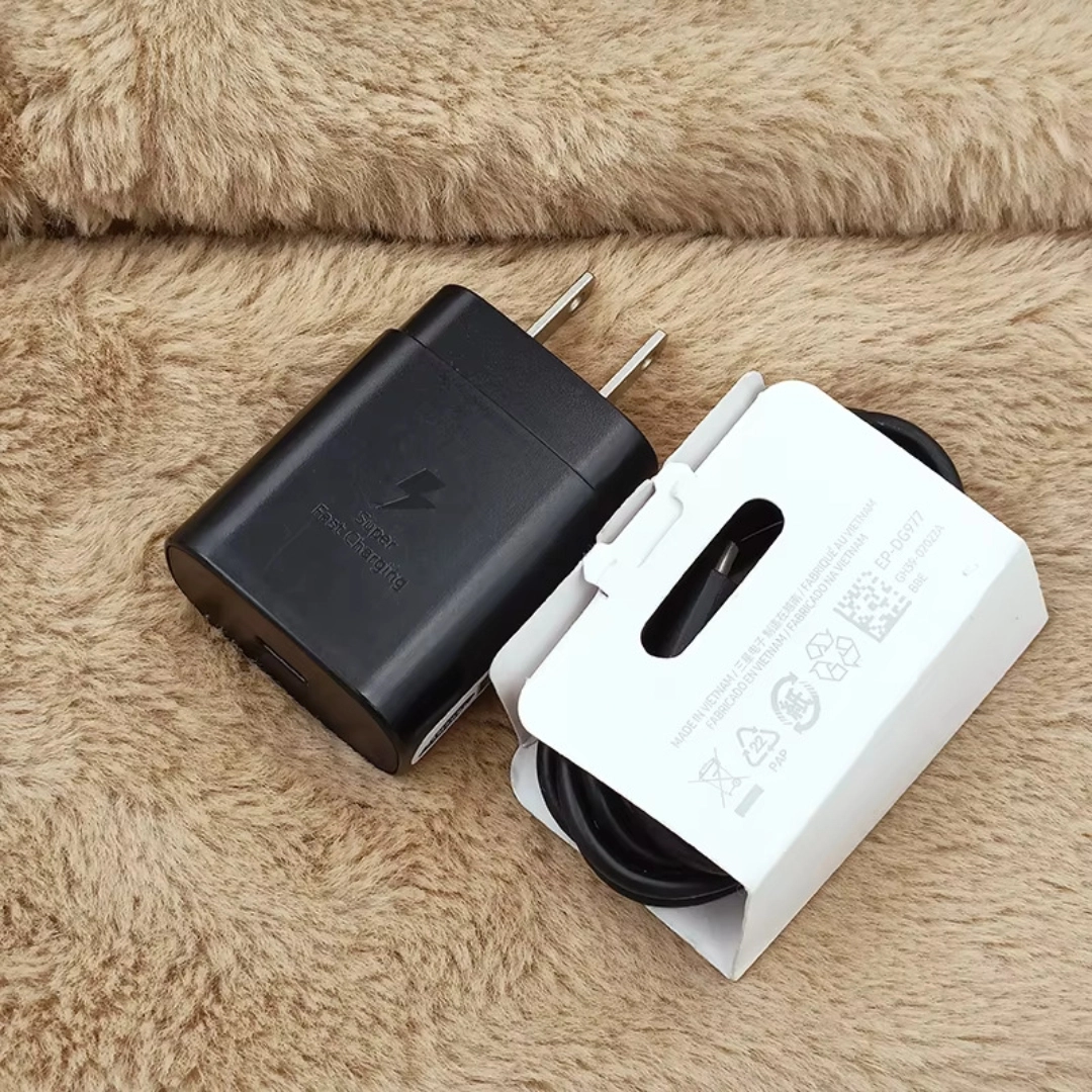 Samsung 25W Super fast charger with C to C cable for android -samsung ...