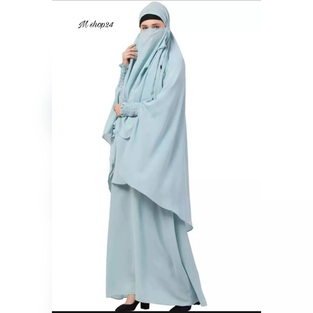 Khimar Borka Adjusted Niqab Hijab With Skirt Full Set By M Shop24