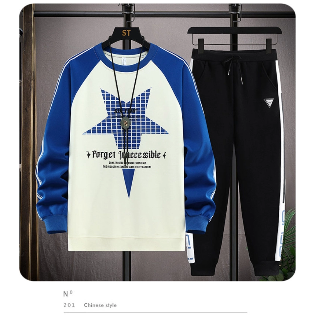 New Winter Fashion Full Sleeves T-Shirt & Full Trouser Combo (Set) For Men