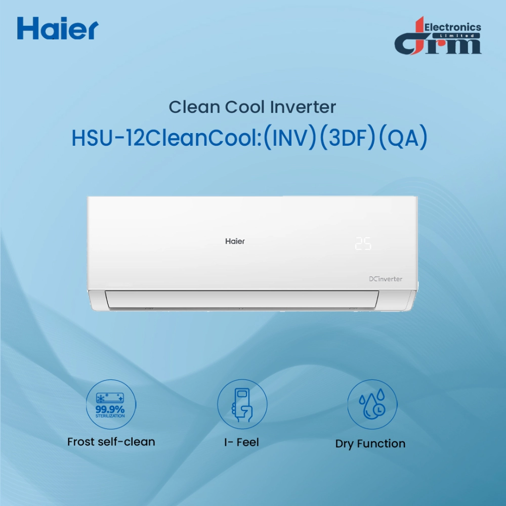 Haier 1 Ton CleanCool Inverter AC - HSU-12CleanCool:(INV)