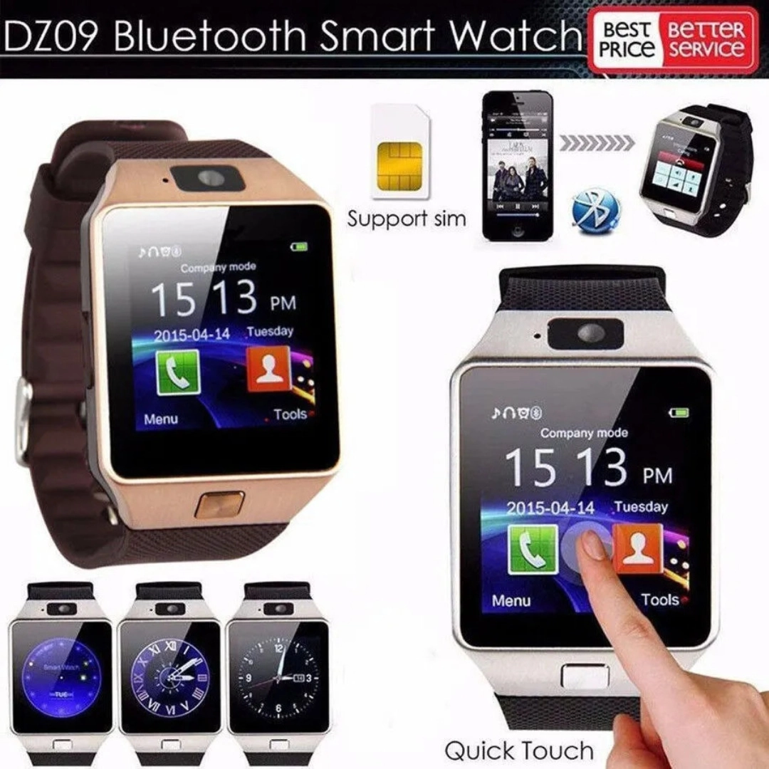 DZ09 New 2.0 Version Smartwatch Phone Camera Bluetooth HT