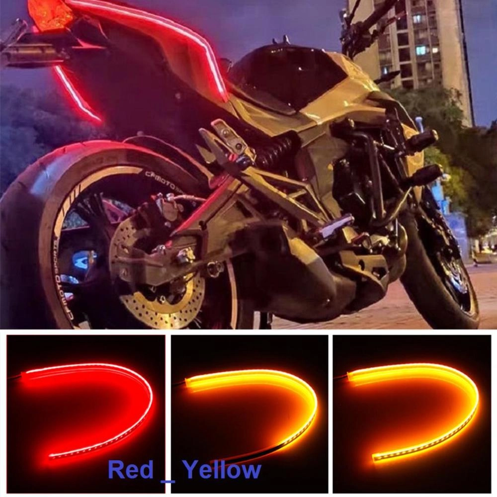 Motorcycle Flexible Led Light Strip DRL LED Car Daytime Running Lights ...