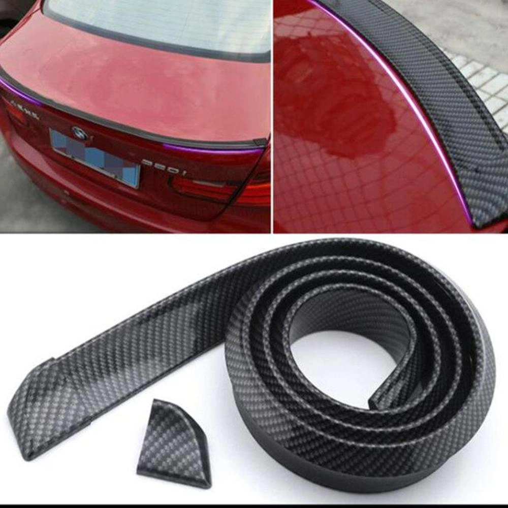 1.5M Car-Styling 5D Carbon Fiber Spoilers Styling DIY Refit Spoiler For ...