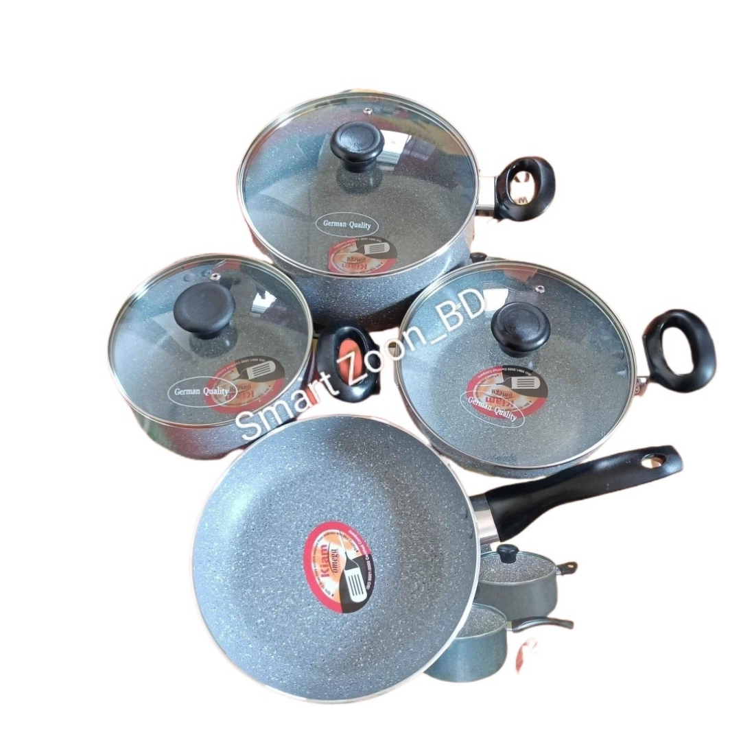 Kiam Marble Coated 7 Pcs Cookware Set