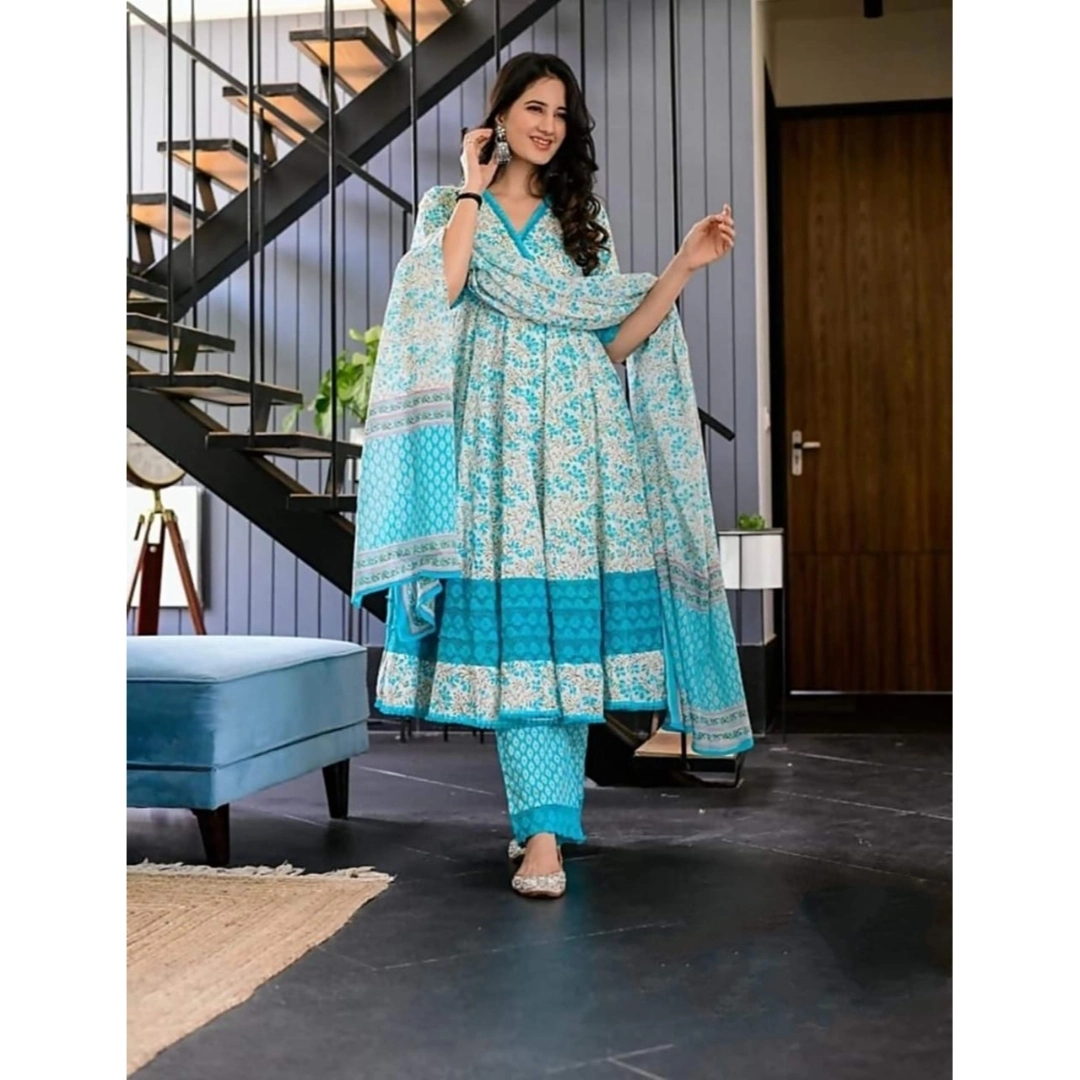 New Anarkali three piece Kameez For Women (3 Piece)
