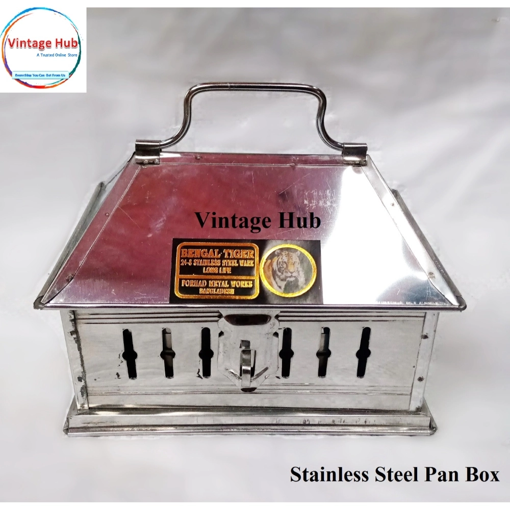 Pan Box Stainless Steel Long Life - Betel nut box