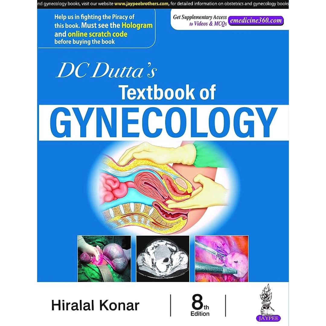 DC DUTTA'S TEXTBOOK OF GYNECOLOGY (Color)