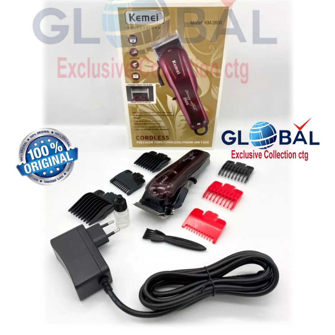 Kemei KM-2600 Professional Cord Cordless Hair Clipper Beard Trimmer for ...