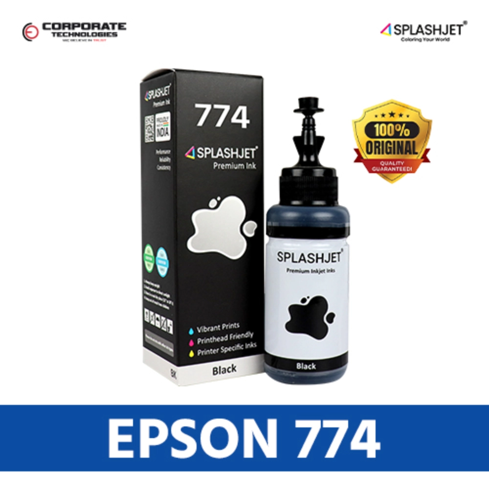 Epson 774 Ink | Splashjet Compatible Refill 774 Ink for Epson M200 ...