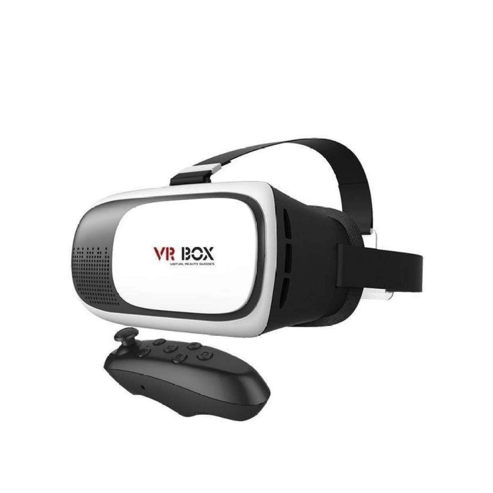 VR BOX 2.0 Virtual Reality 3D Glasses With Wireless Remote Controller ...