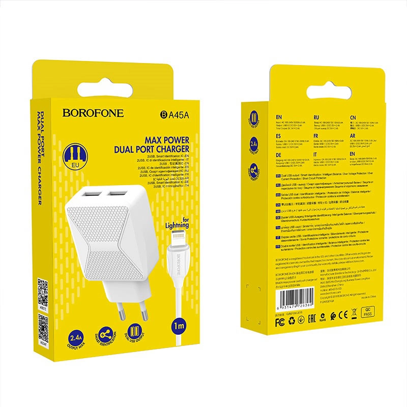 Borofone BA45A charger for iphone